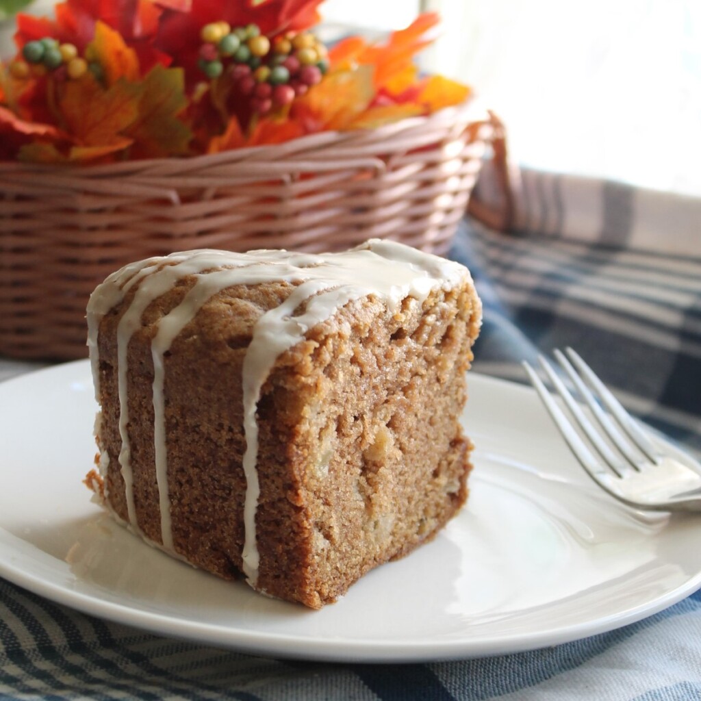 Fresh Apple Cake with Maple Glaze – My Recipe Reviews