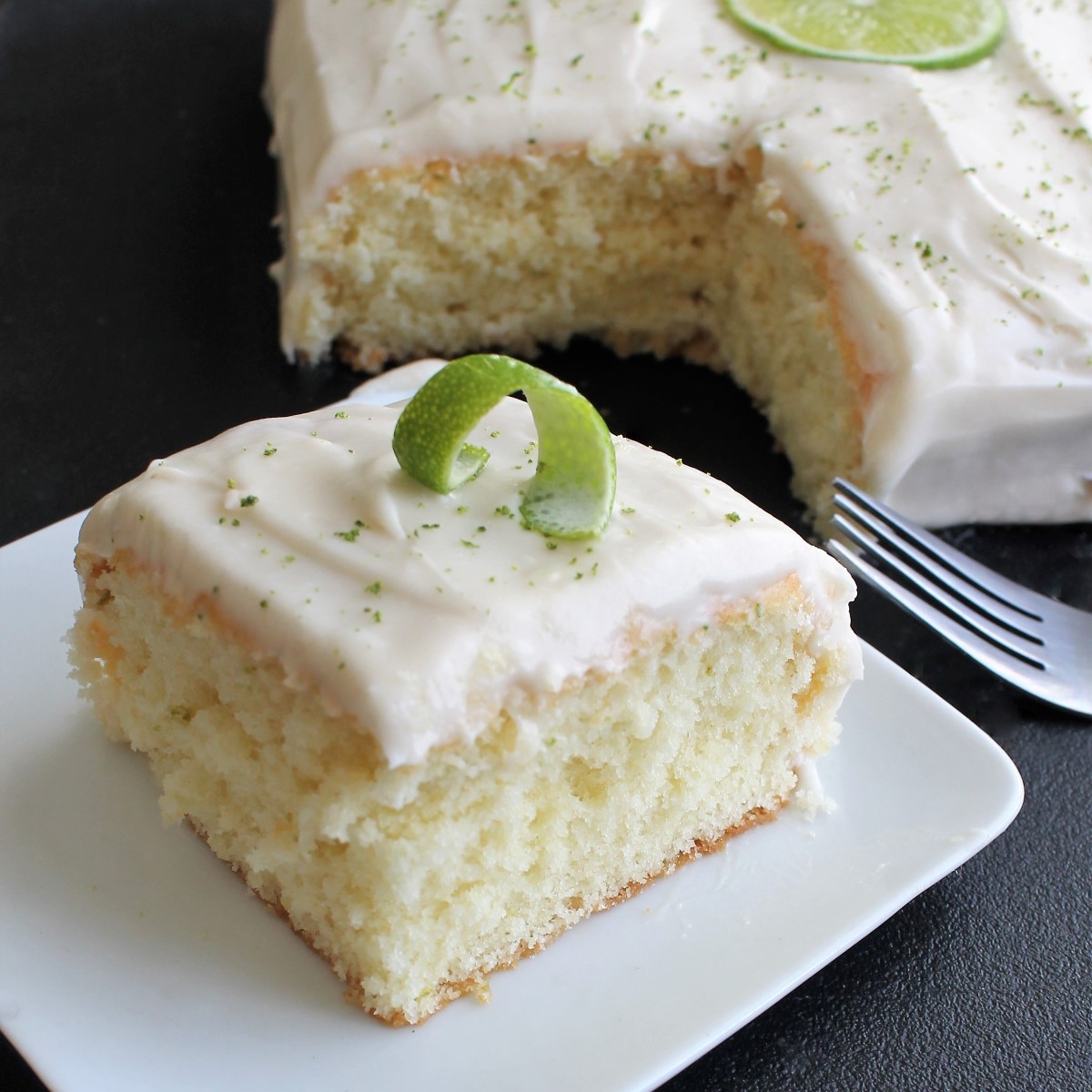 Lime Cake with Cream Cheese Frosting – My Recipe Reviews